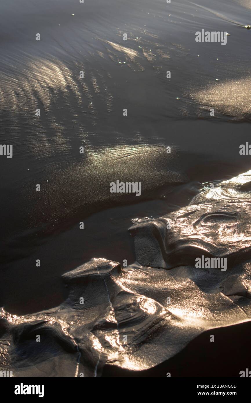 The rocks at Muir Beach in Marin County have interesting textures Stock ...