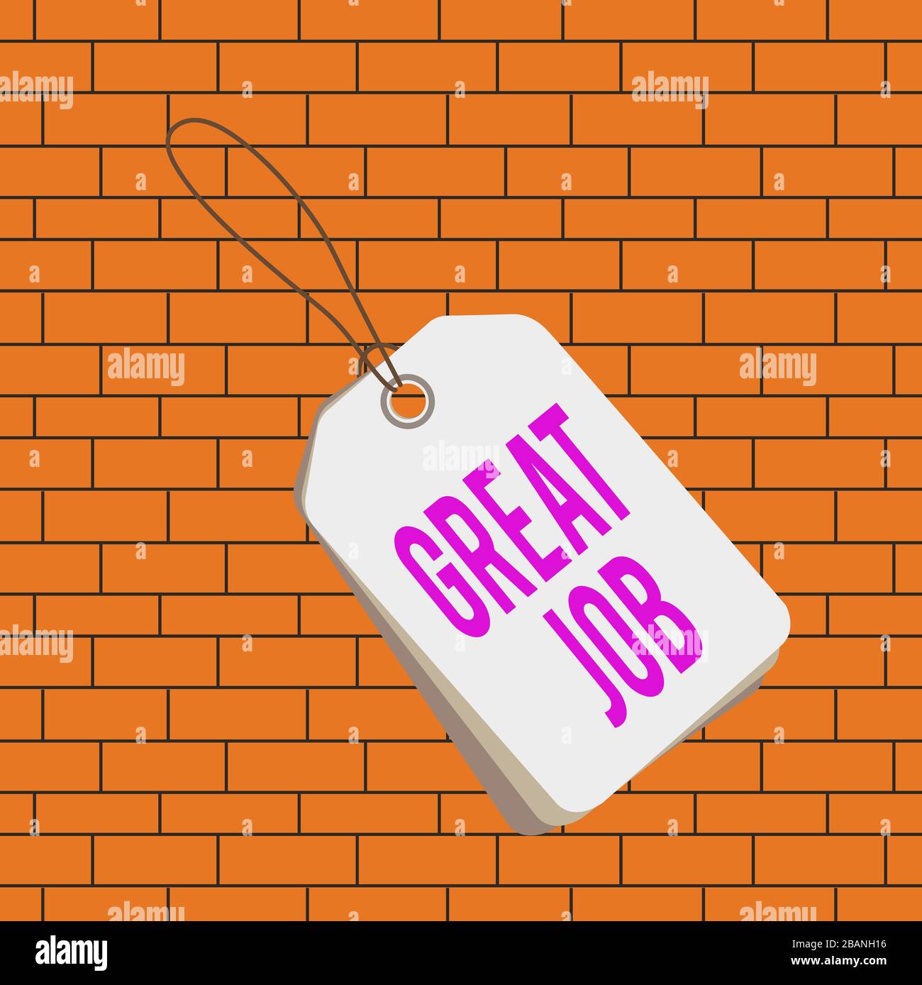 Text sign showing Great Job. Business photo text sed for telling ...