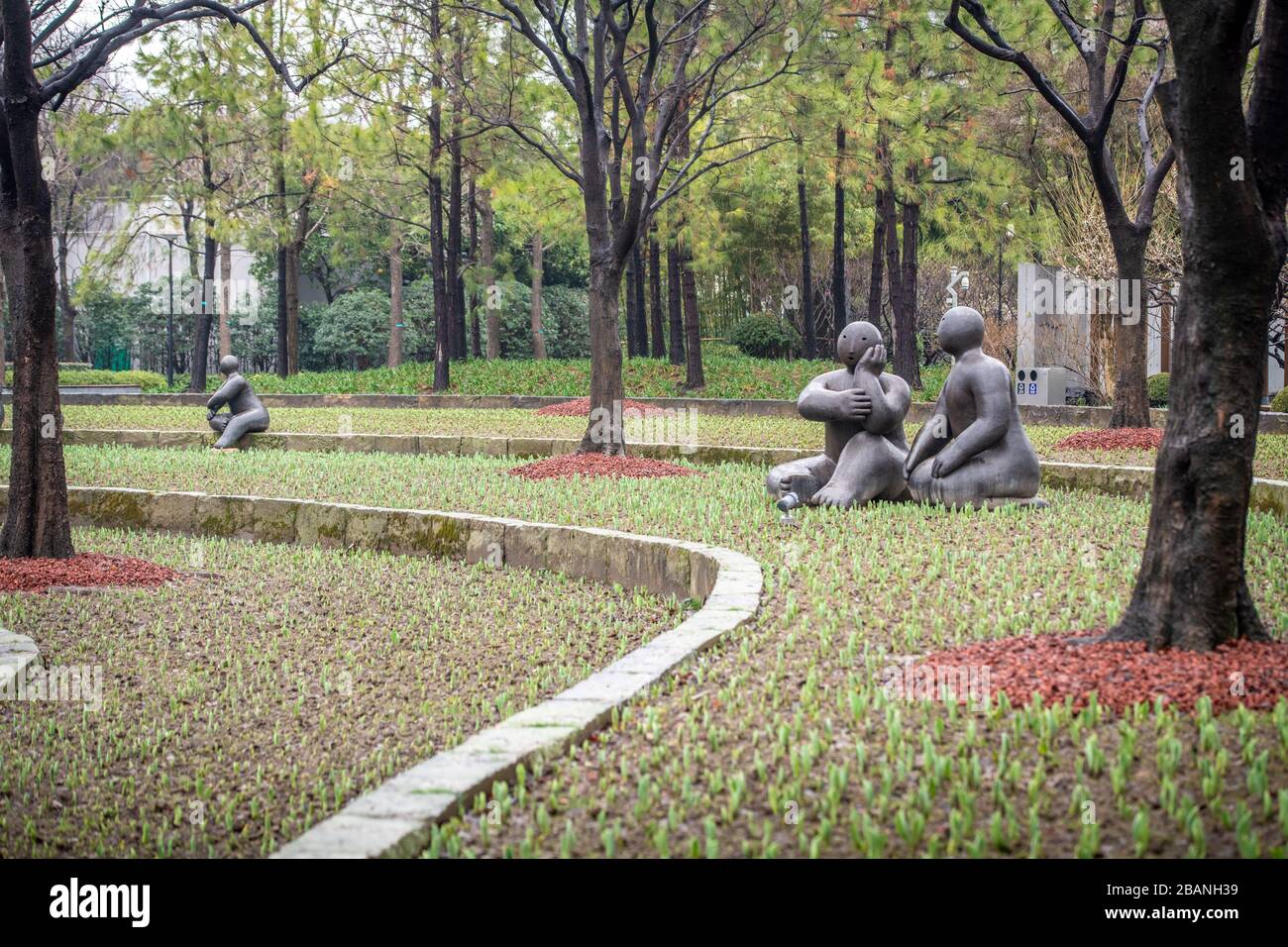 Jingan sculpture park shanghai hi-res stock photography and images - Alamy