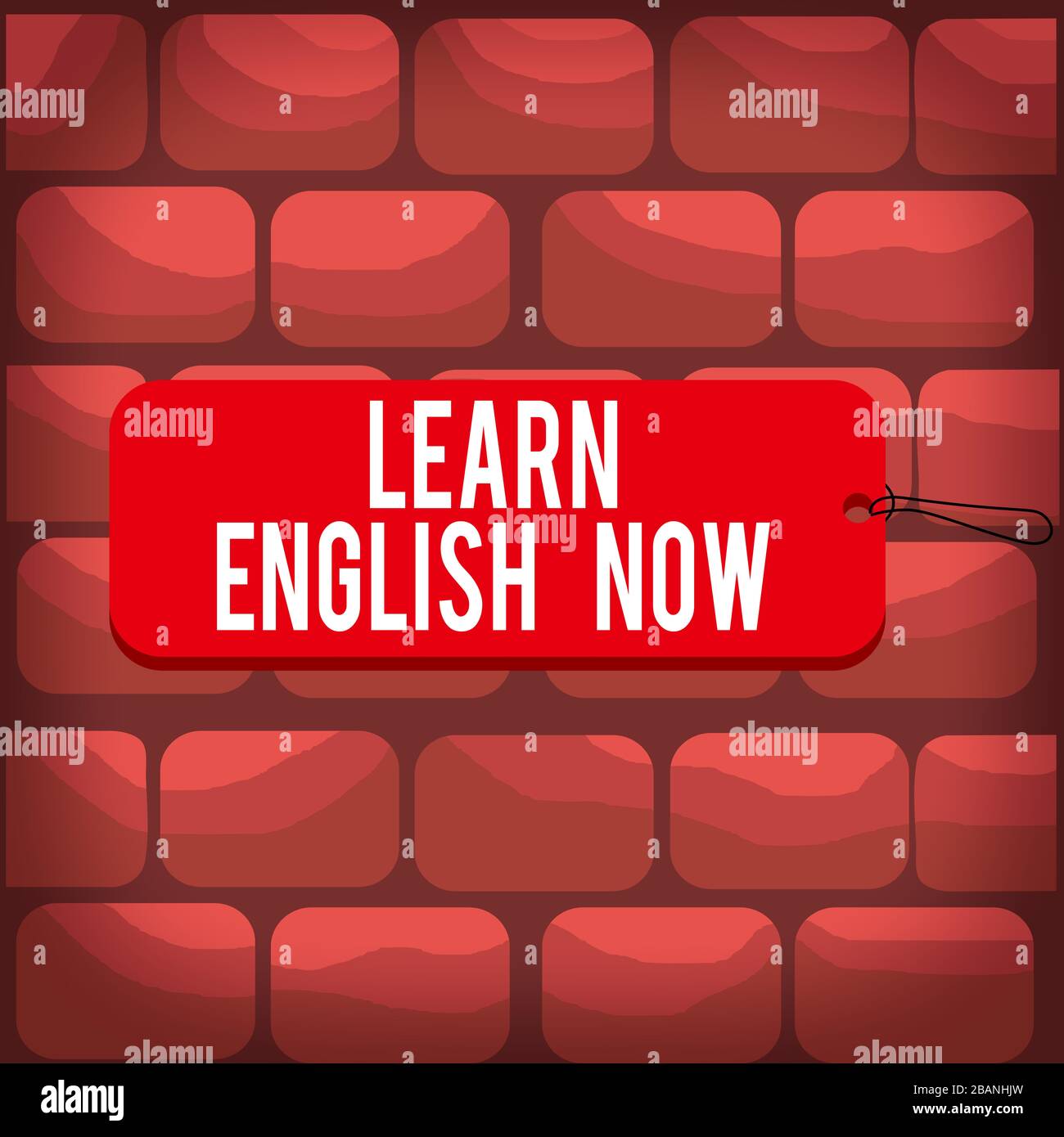 Handwriting text writing Learn English Now. Conceptual photo gain or ...