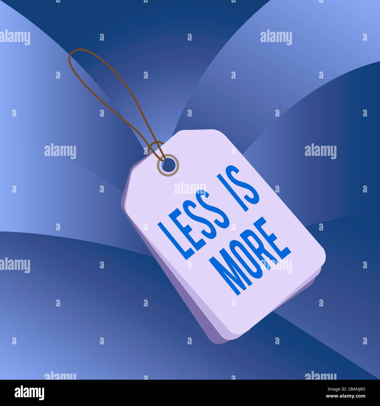 Handwriting text writing Less Is More. Conceptual photo used to express ...