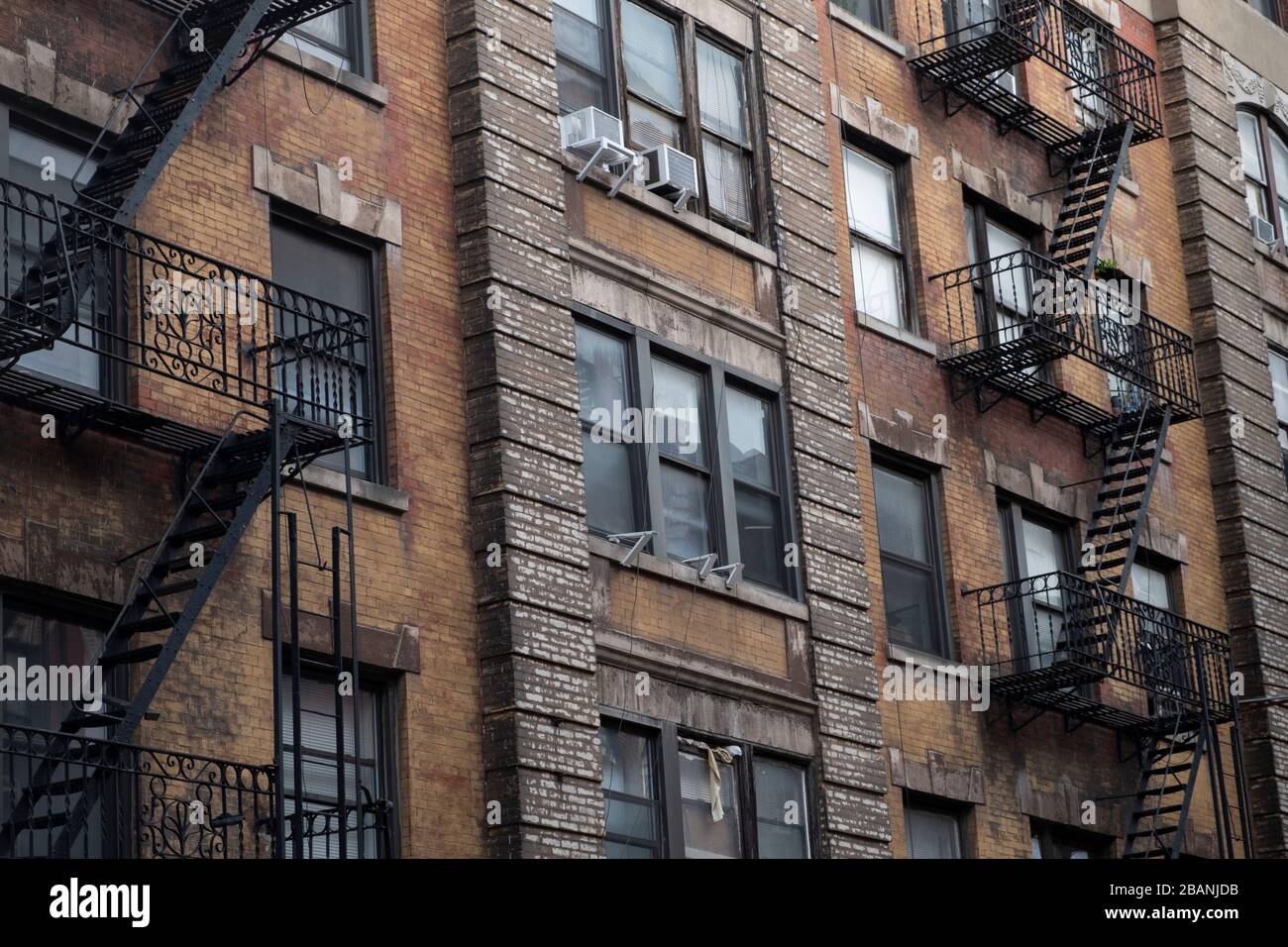 Fire escapes in New York, USA, US Stock Photo - Alamy