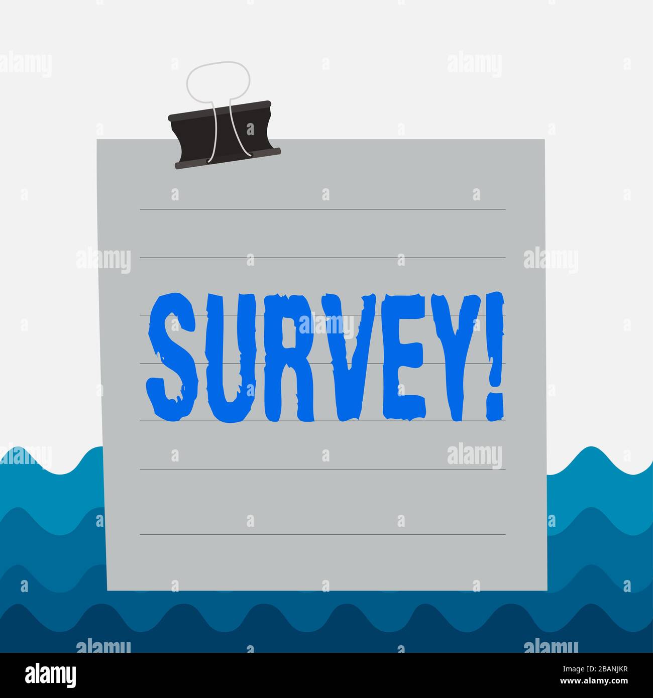 Conceptual hand writing showing Survey. Concept meaning research method ...