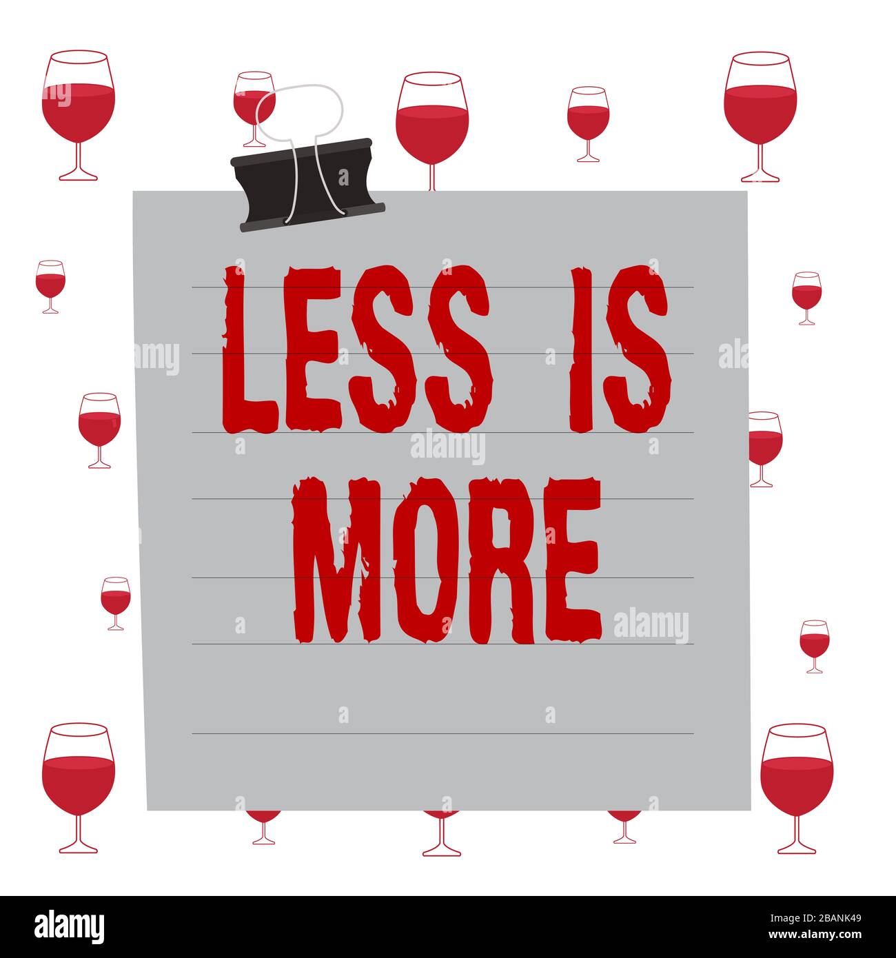 Text sign showing Less Is More. Business photo showcasing used to ...