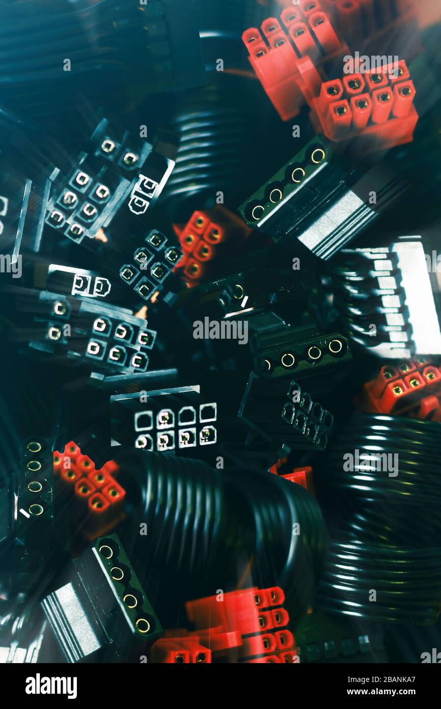 Internal computer connectors hi-res stock photography and images - Alamy