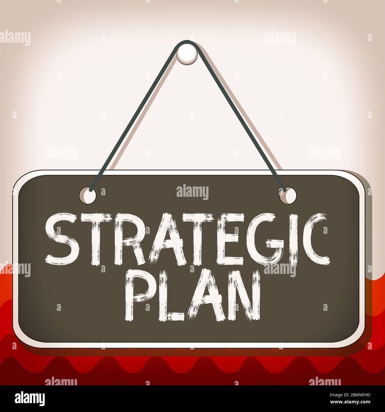 Conceptual hand writing showing Strategic Plan. Concept meaning a ...