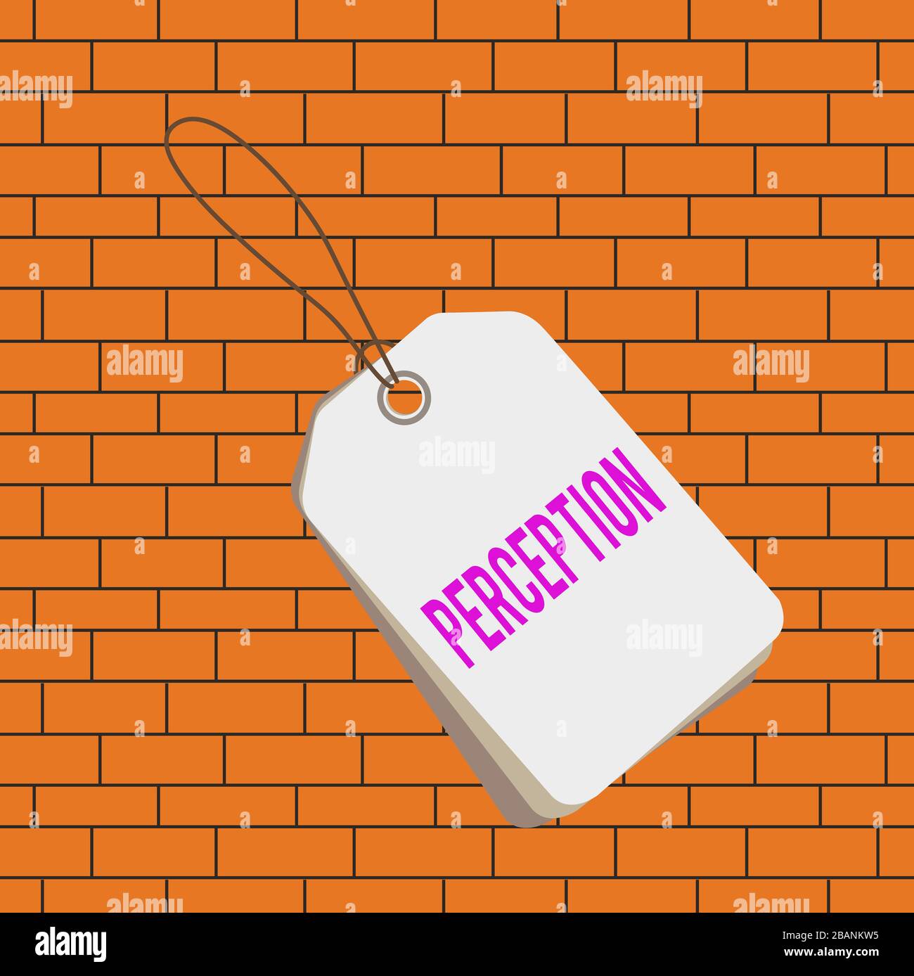 Text sign showing Perception. Business photo text individuals organize ...