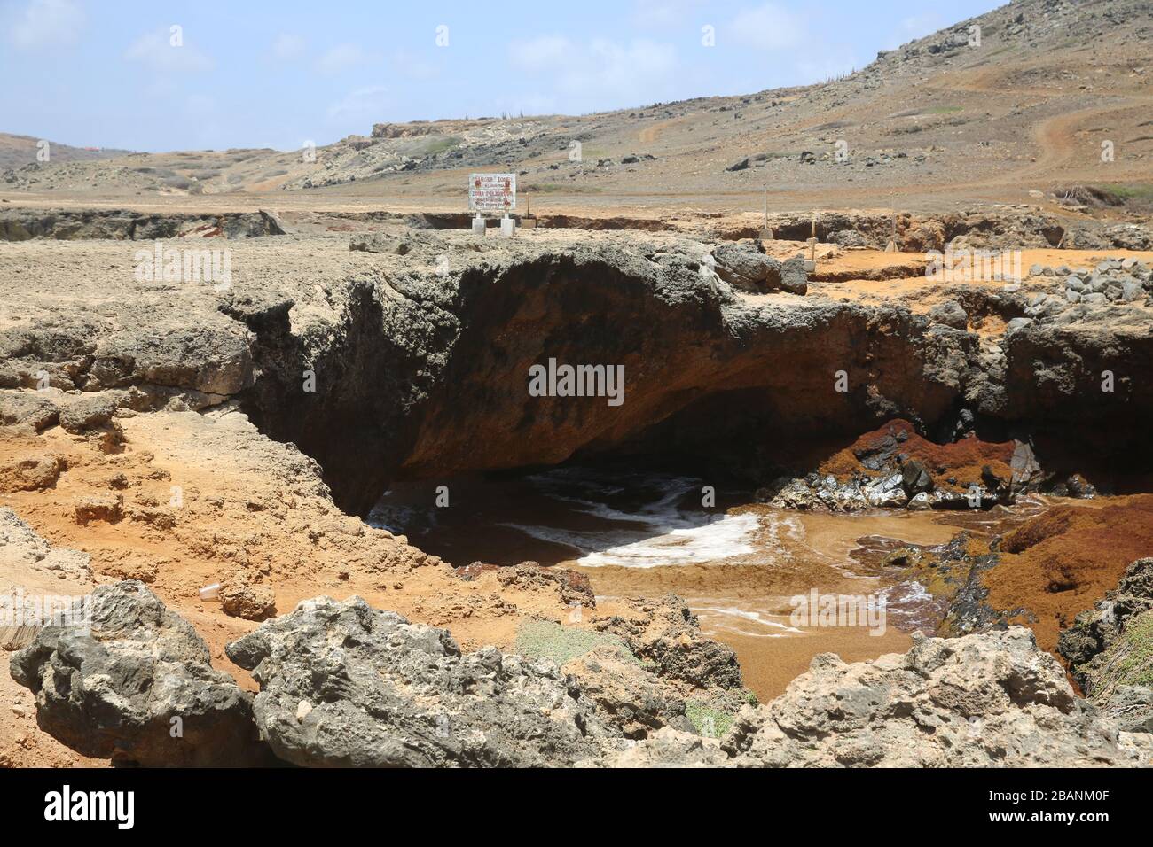Natural Bridge in Aruba Stock Photo - Alamy
