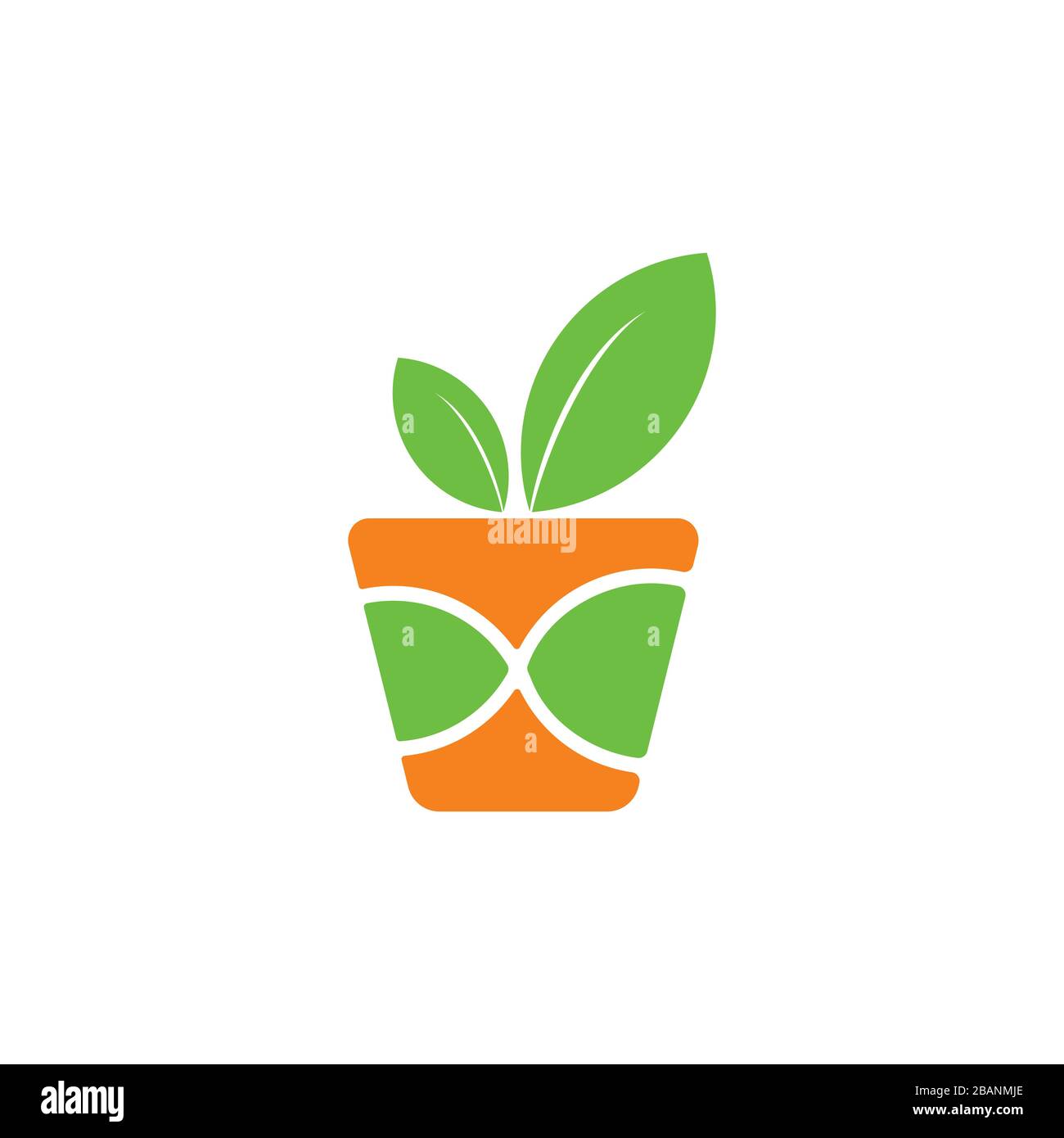 Pot plant Stock Vector Images - Alamy