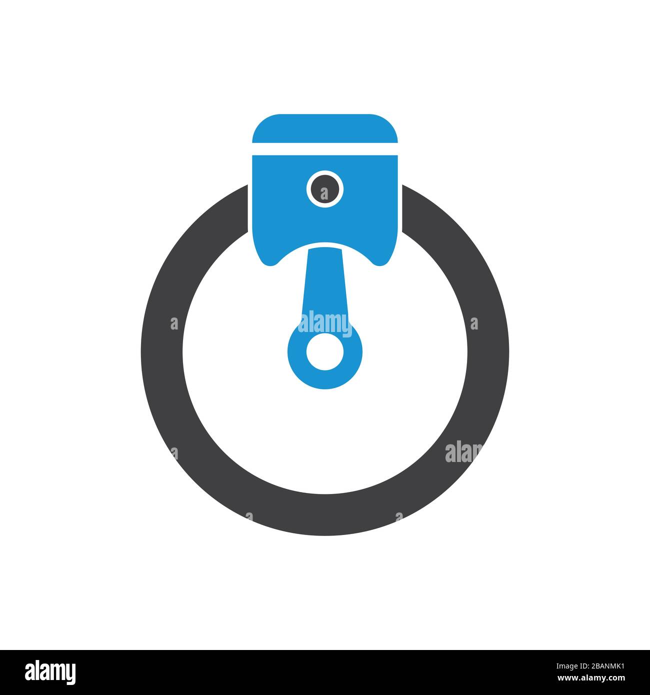 Car engine piston system Cut Out Stock Images & Pictures - Alamy