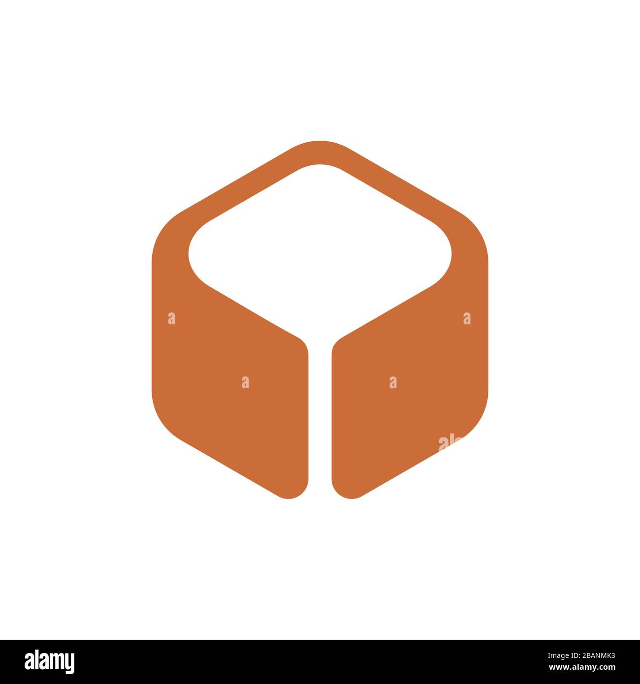 hexagonal simple geometric logo vector Stock Vector Image & Art - Alamy