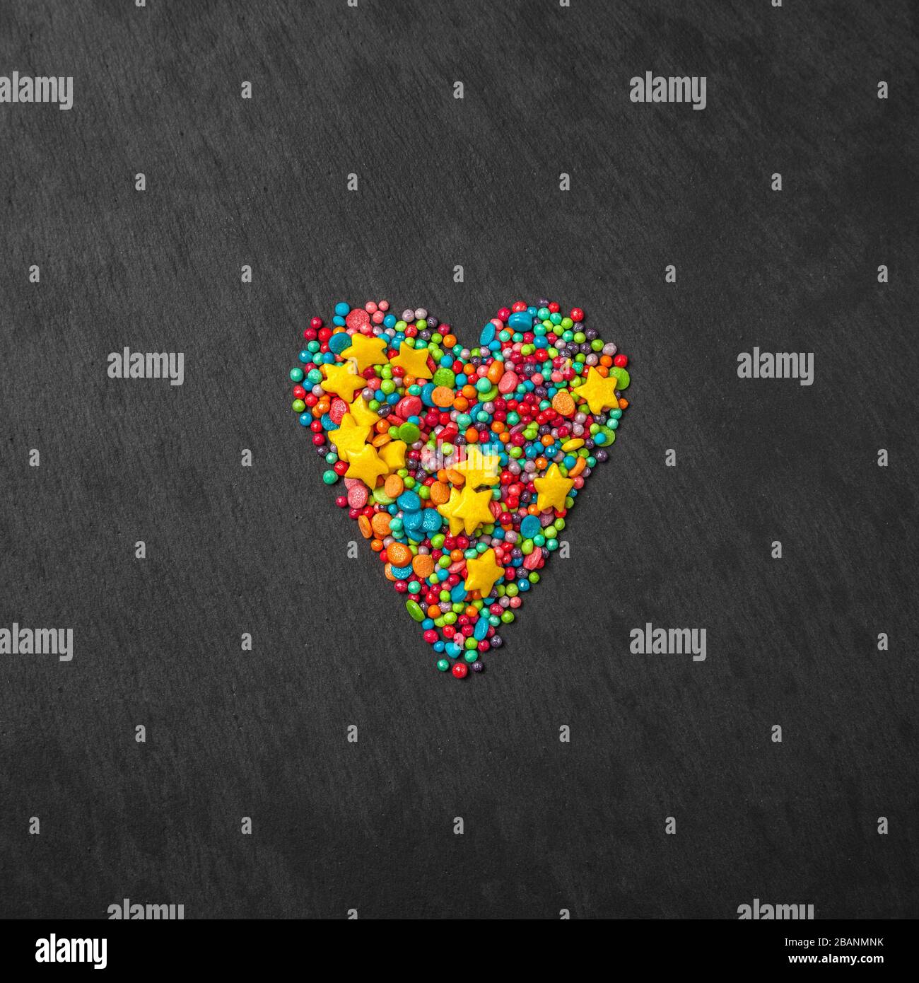 Sprinkles heart hi-res stock photography and images - Alamy