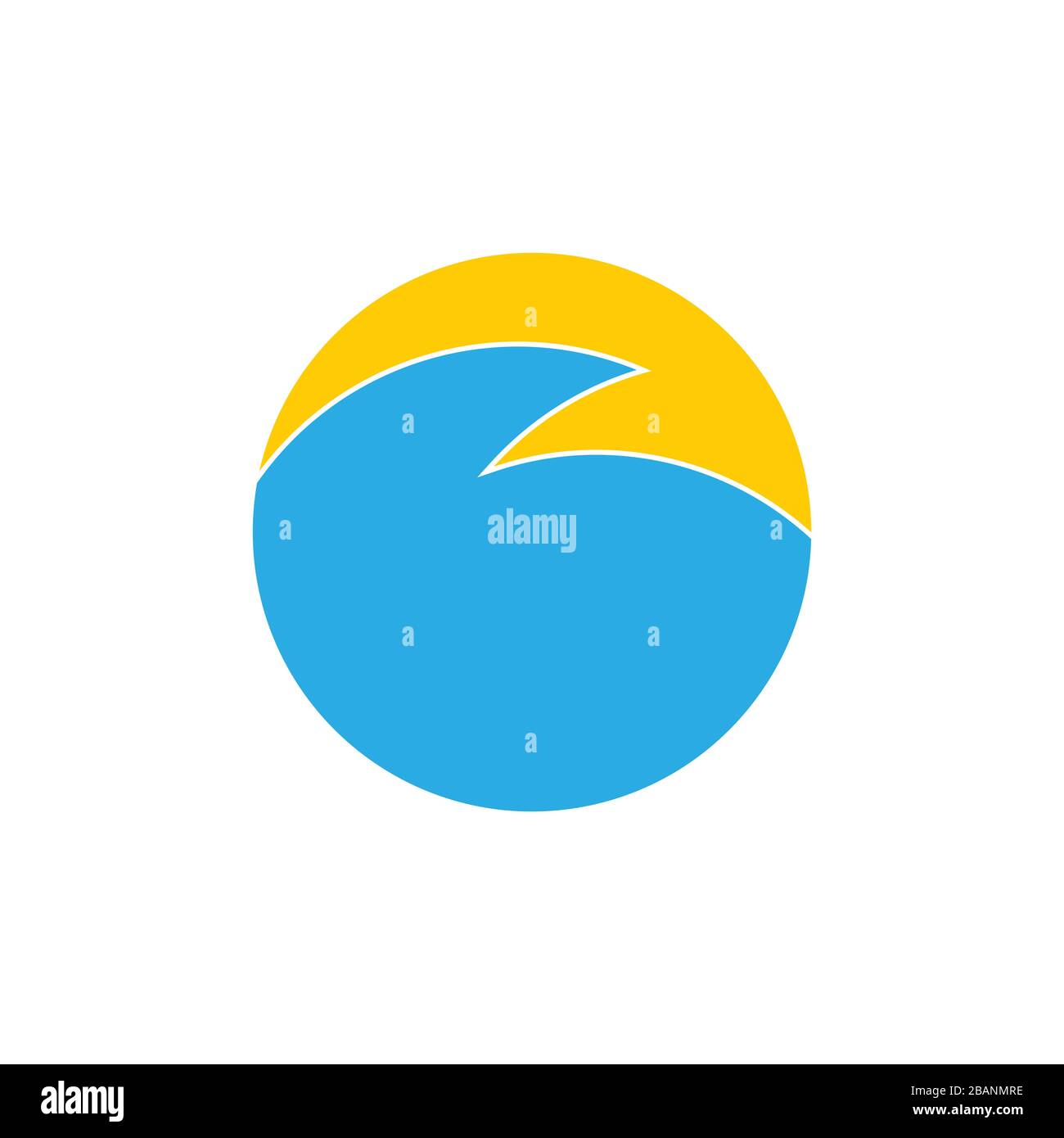 sun waves simple geometric logo vector Stock Vector Image & Art - Alamy