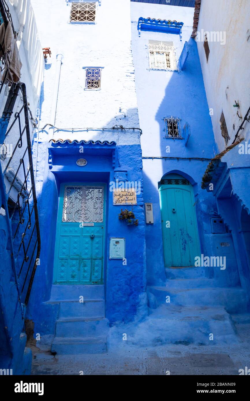 Chefchaouen walls hi-res stock photography and images - Alamy