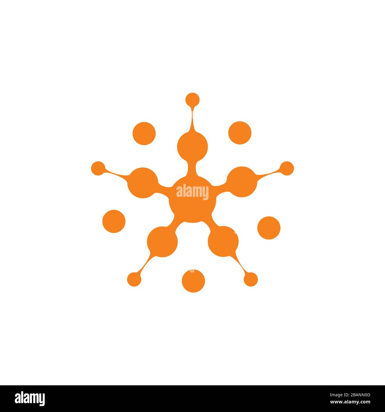 star linked dots design symbol vector Stock Vector Image & Art - Alamy