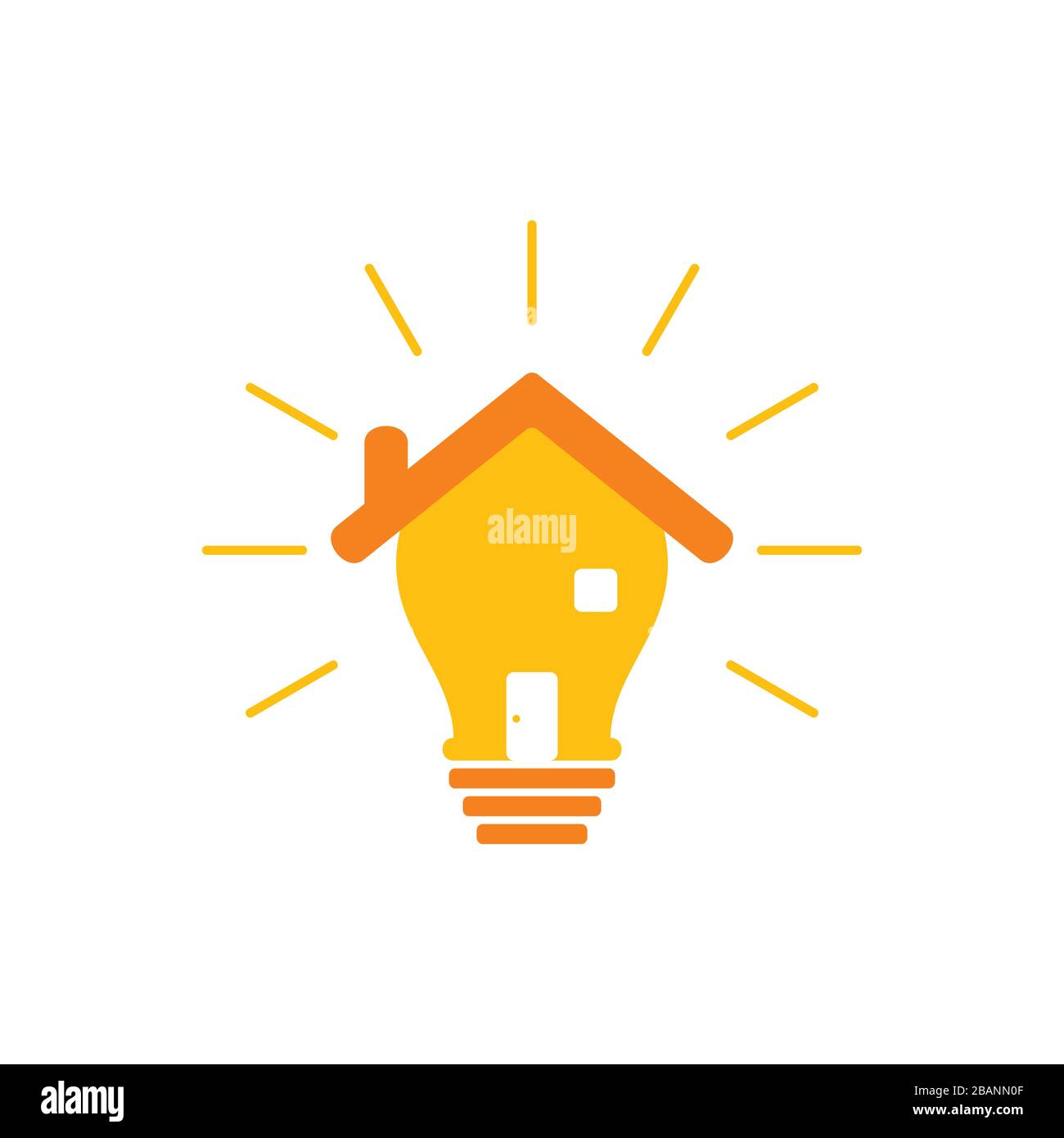 Light bulb house Stock Vector Images - Alamy