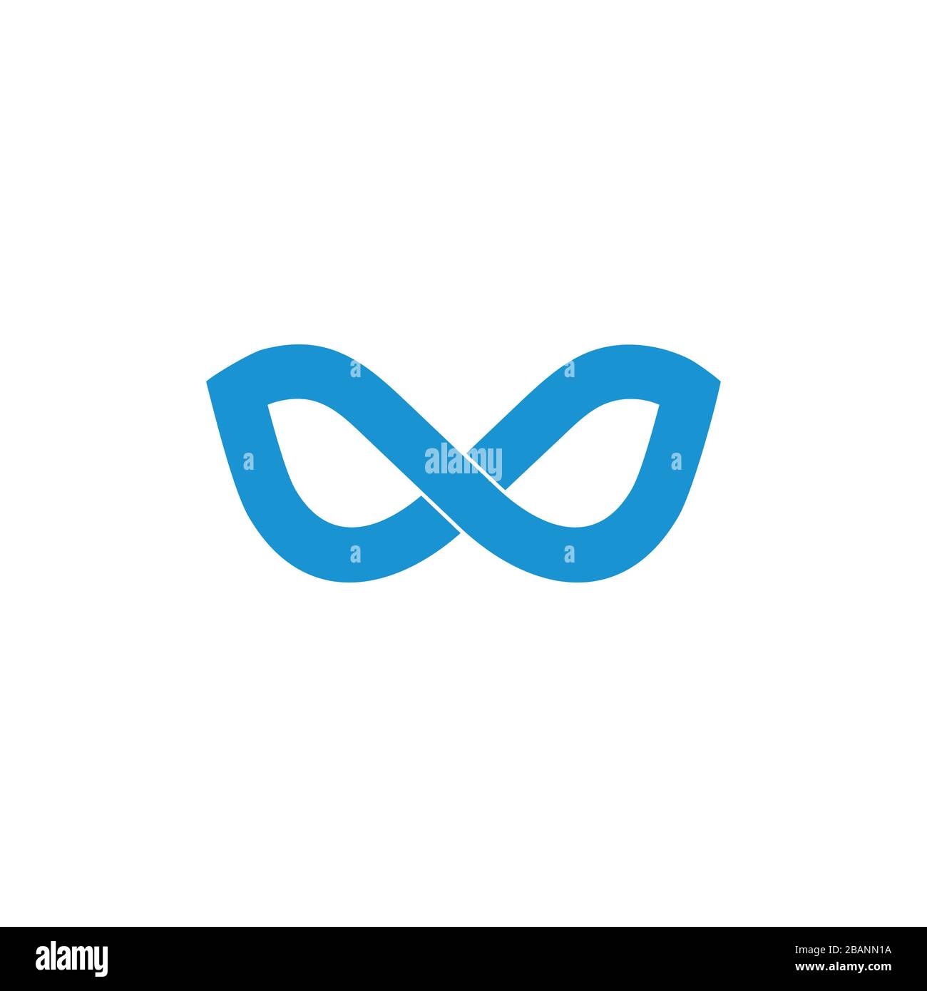 infinity line curves logo vector Stock Vector Image & Art - Alamy