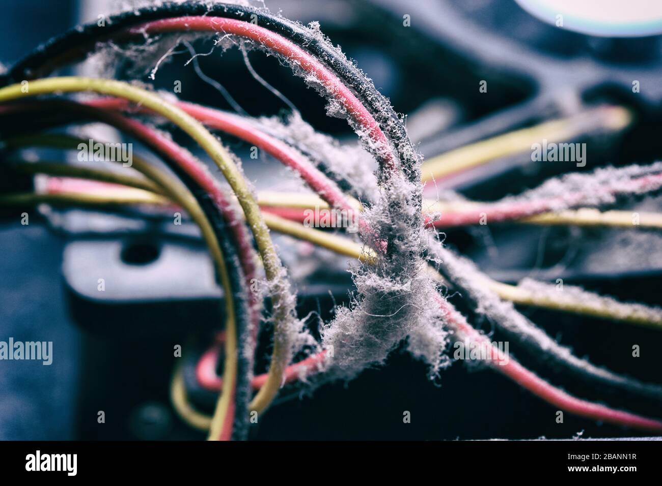 Old computer system unit with dust inside Stock Photo - Alamy