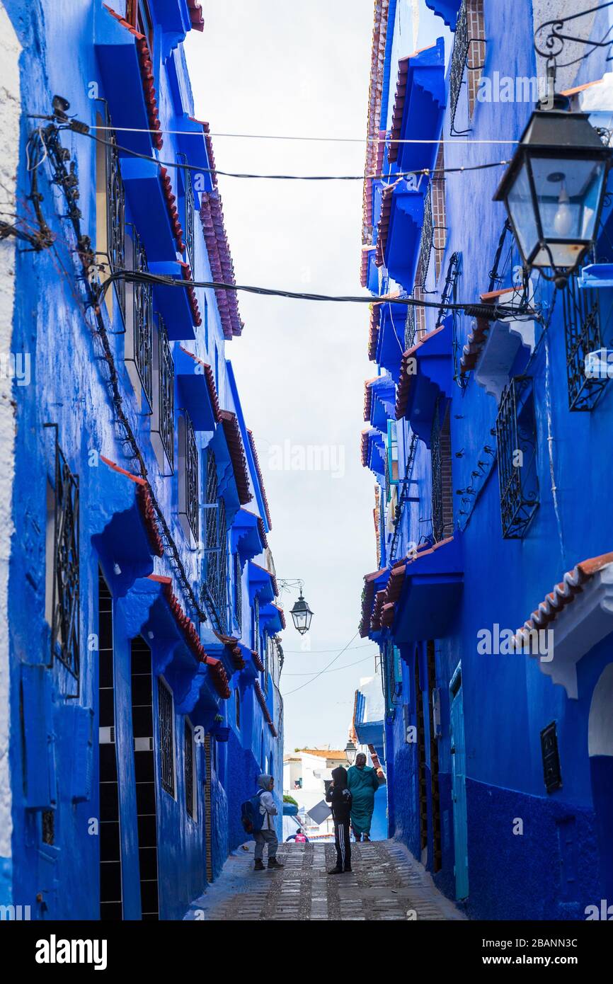 Chefchaouen walls hi-res stock photography and images - Alamy