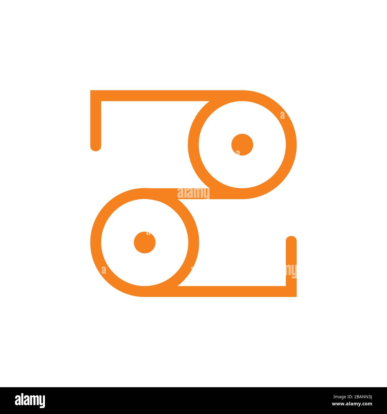 letter z rope wheels machine logo vector Stock Vector Image & Art - Alamy