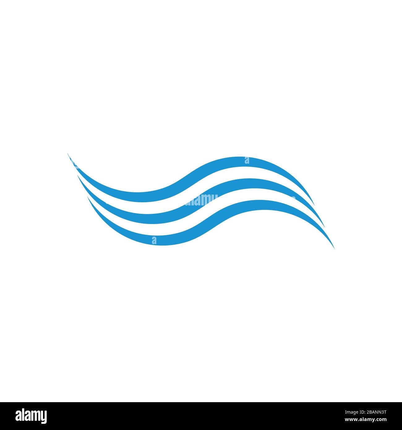 curves smooth wavy simple logo vector Stock Vector Image & Art - Alamy