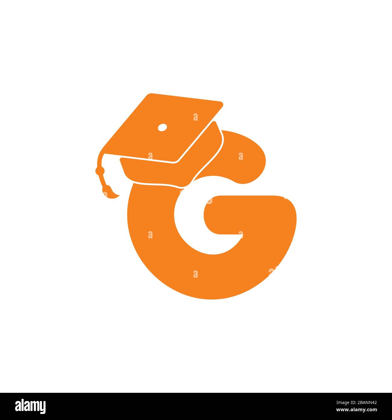 letter g graduation hat education logo vector Stock Vector Image & Art ...