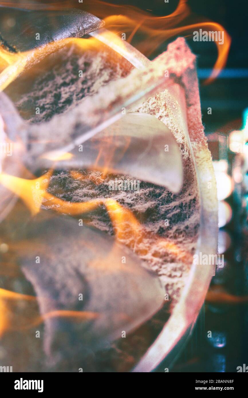 Old computer system unit with dust inside Stock Photo - Alamy