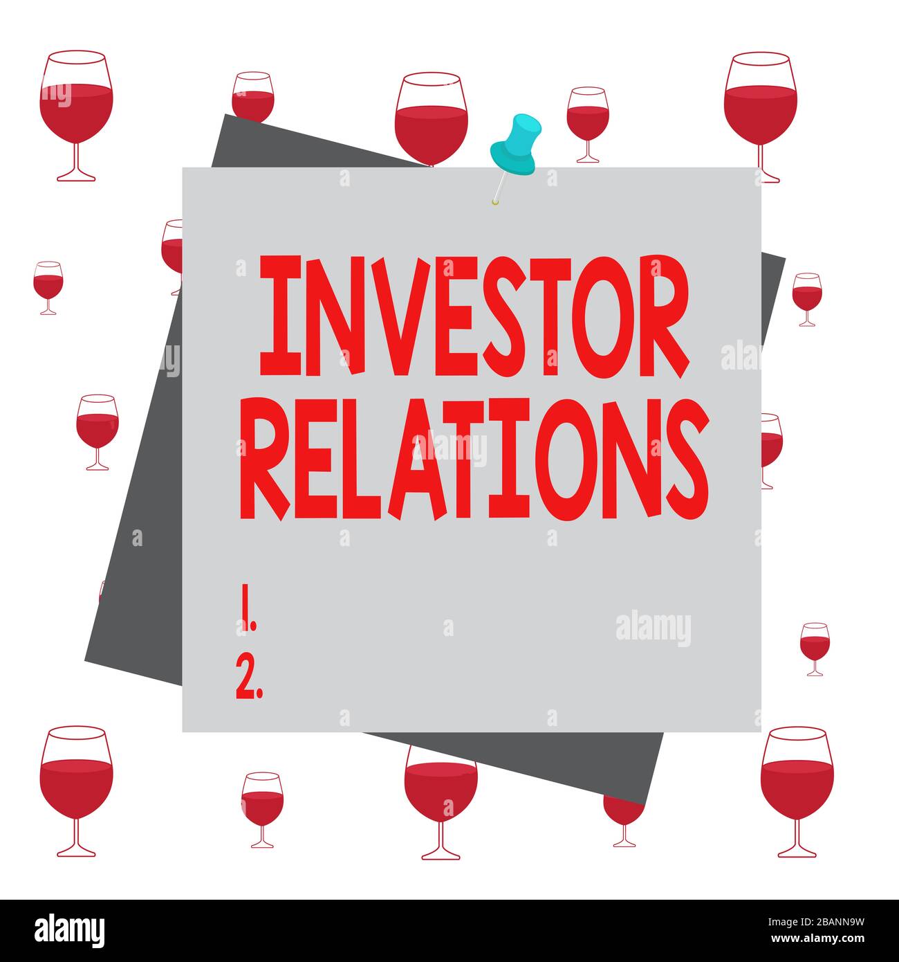 Text sign showing Investor Relations. Business photo showcasing ...
