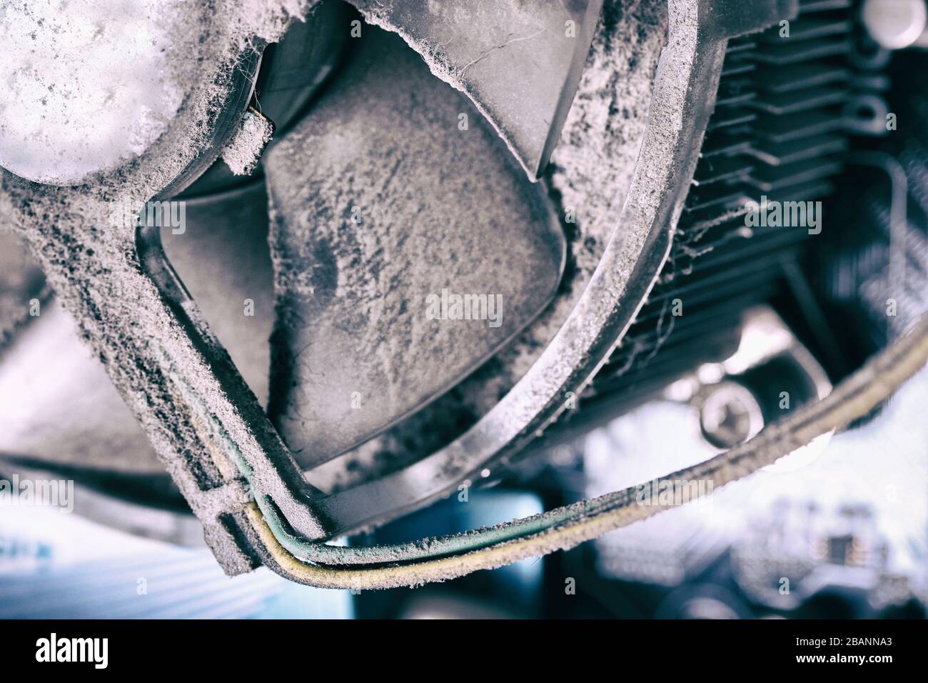 Old computer system unit with dust inside Stock Photo - Alamy