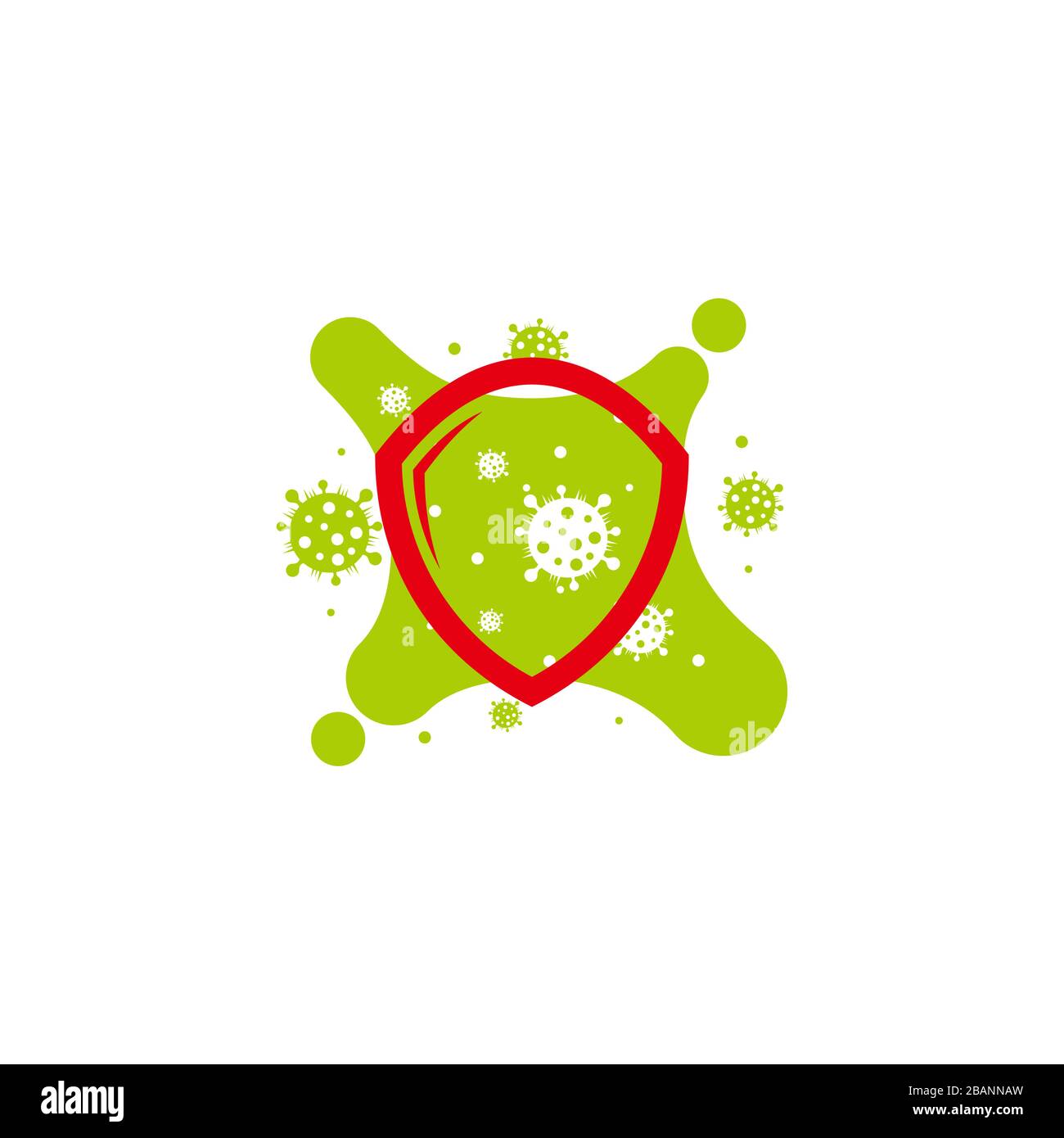 viruses protection symbol design decoration vector Stock Vector Image ...