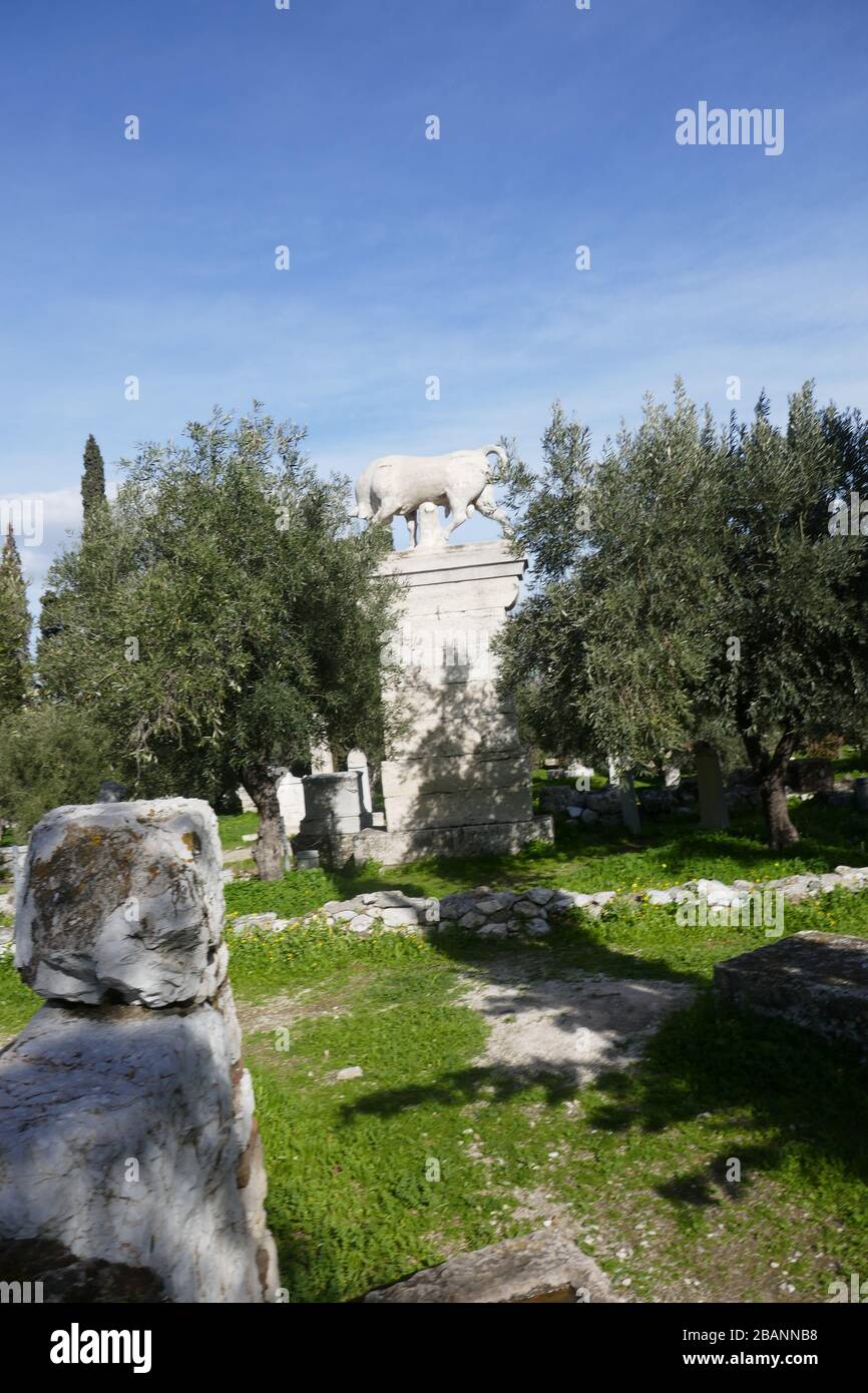 Necropolis kerameikos athens hi-res stock photography and images - Alamy