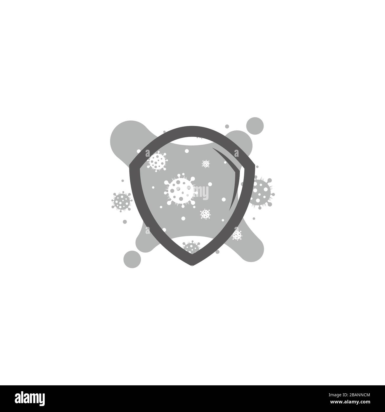 viruses protection symbol design decoration vector Stock Vector Image ...