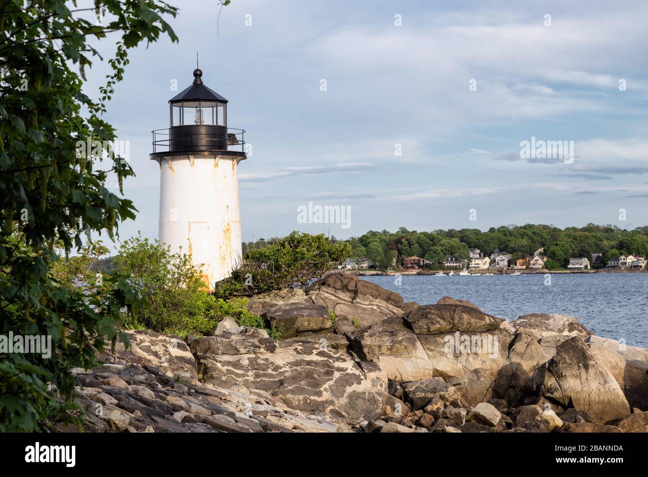Winter Island Lighthouse in Salem, Massachusetts Stock Photo - Alamy