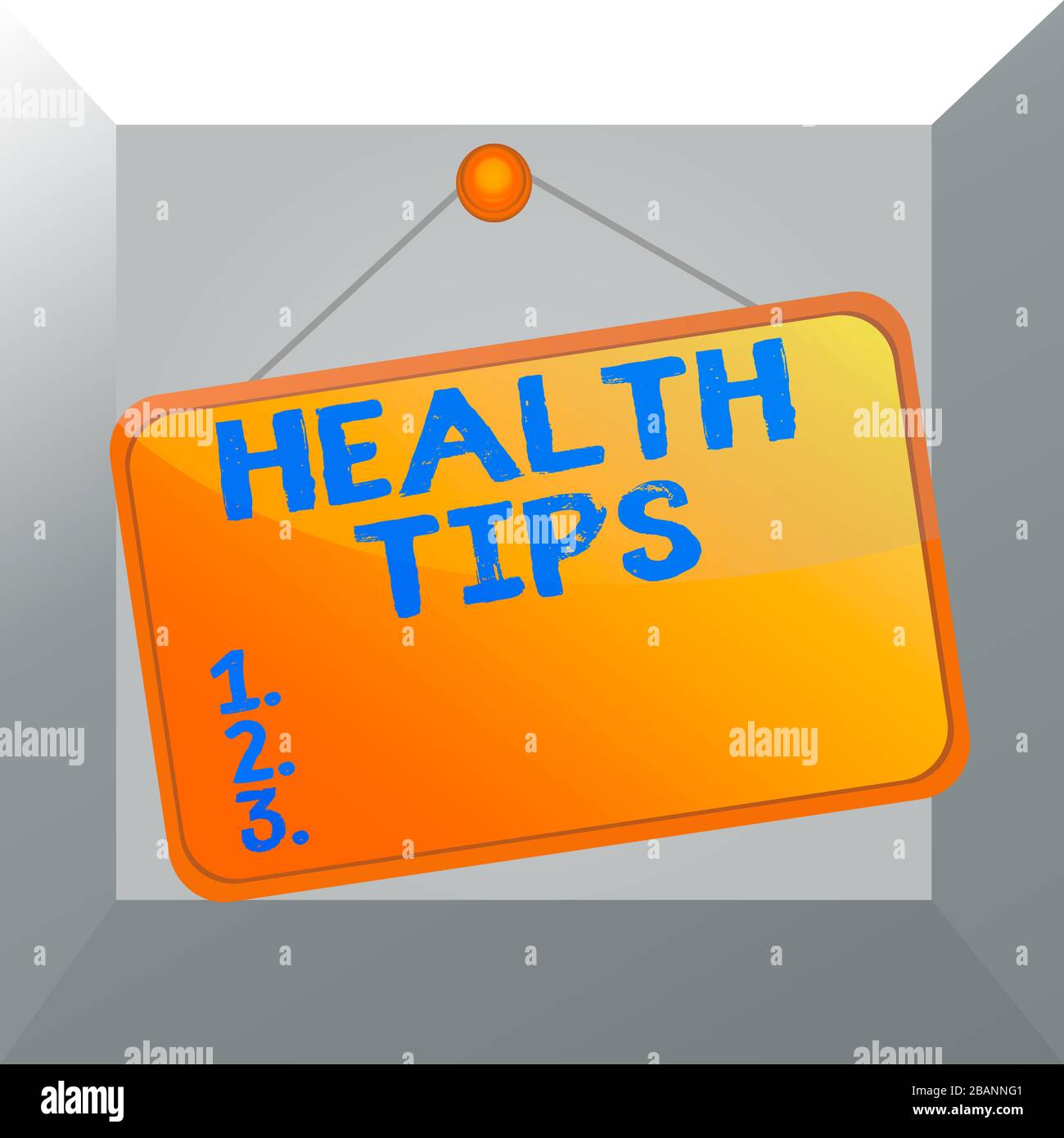Conceptual hand writing showing Health Tips. Concept meaning advice or ...
