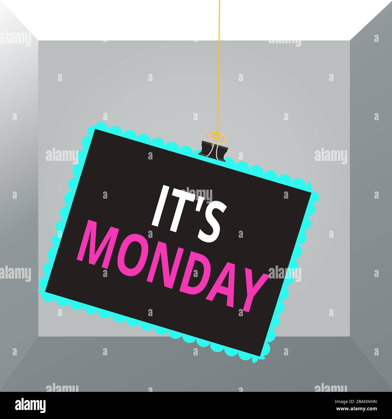 Conceptual hand writing showing Its Monday. Concept meaning welcoming ...