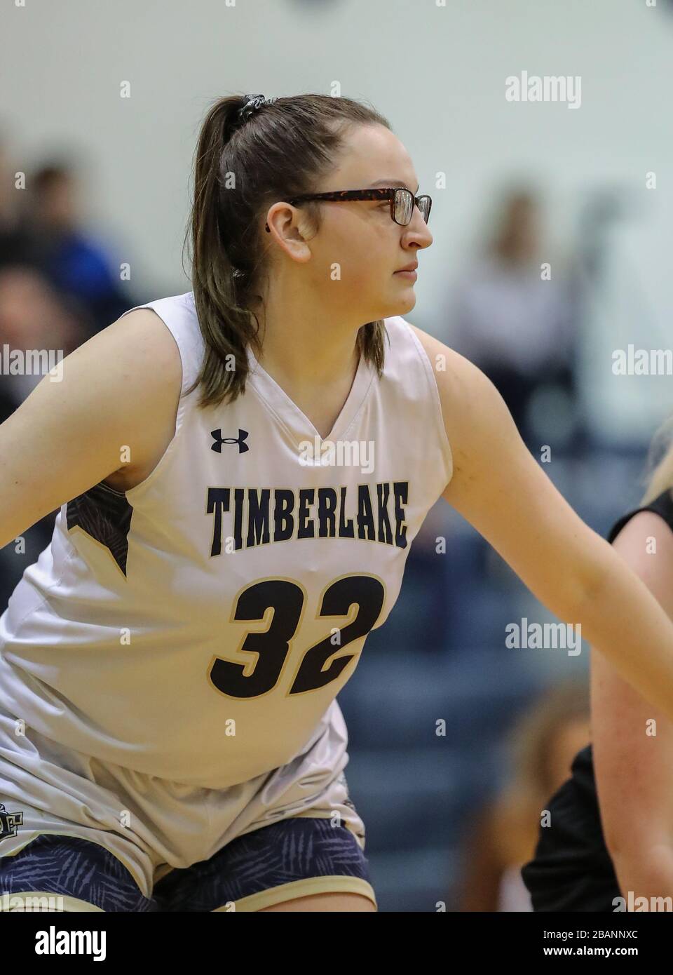 Basketball action with Priest River vs Timberlake High School in Spirit ...