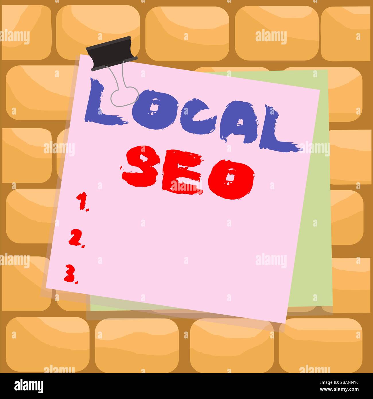 Handwriting text writing Local Seo. Conceptual photo helps businesses ...