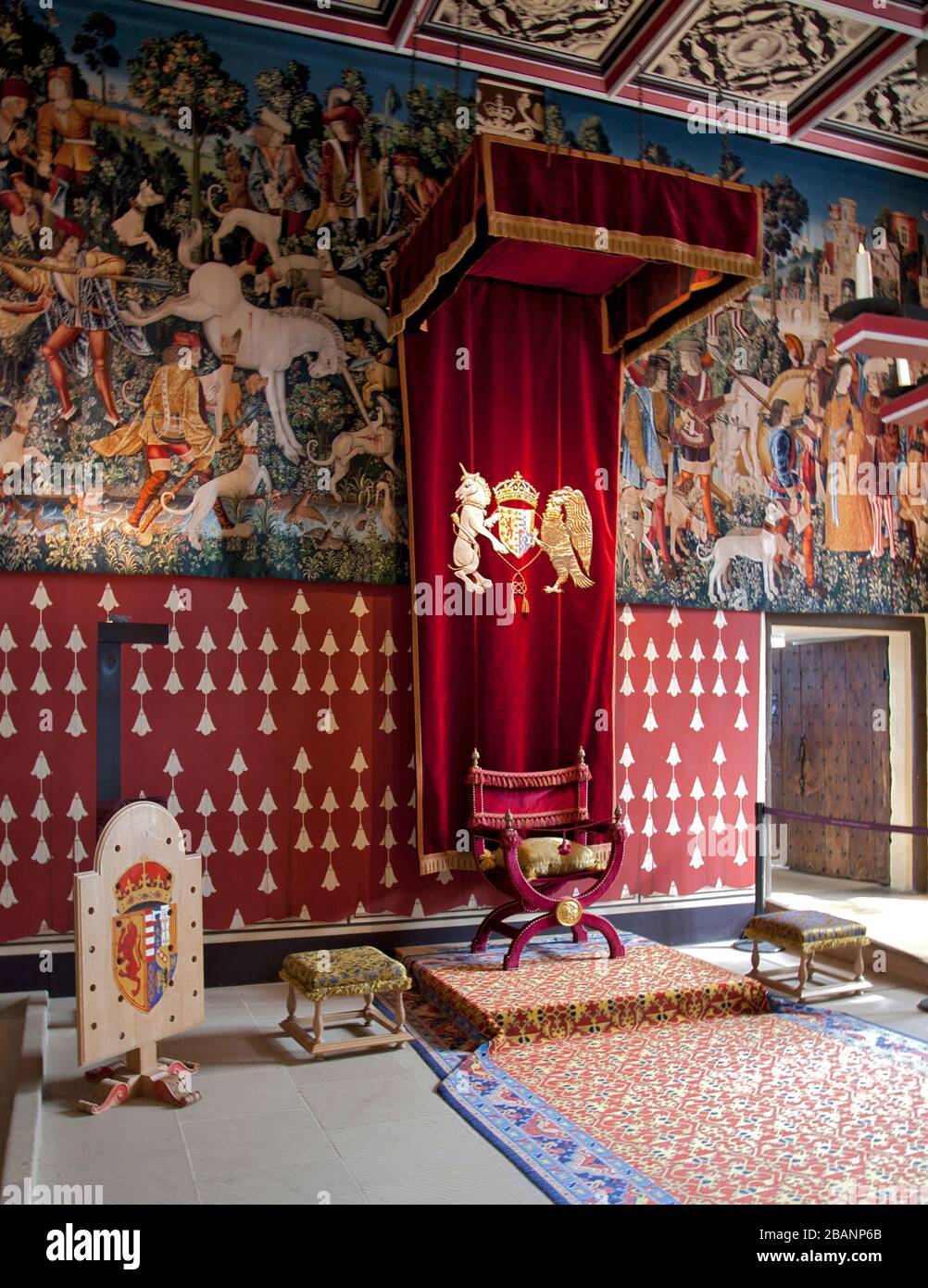 Famous for its Unicorn tapestry, the Queen's Presence Chamber at ...