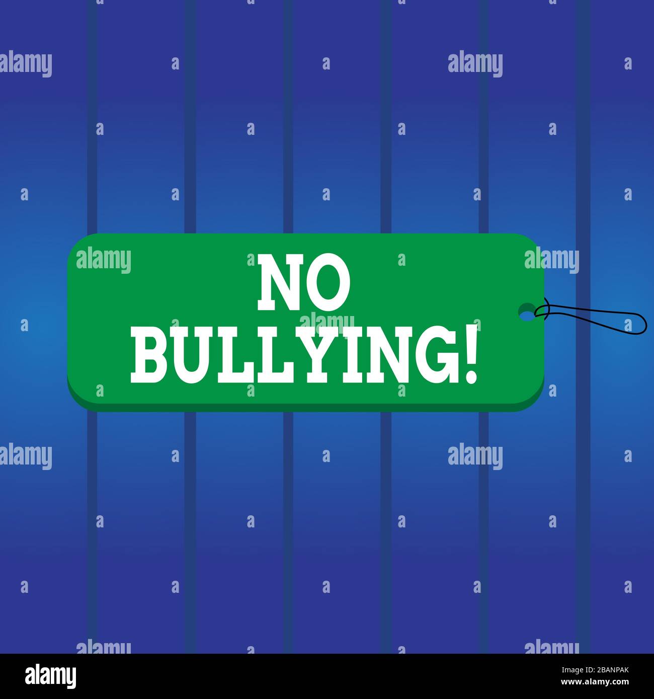 Writing note showing No Bullying. Business concept for stop aggressive ...
