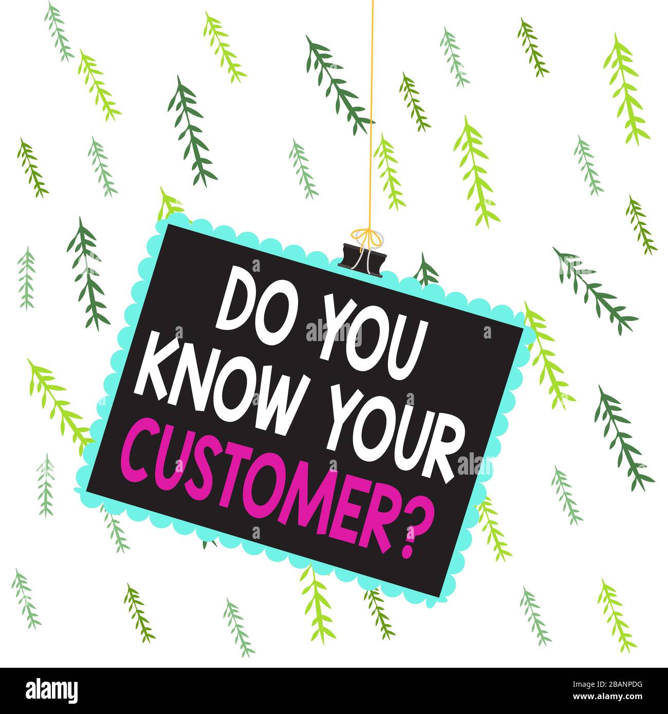 Handwriting text writing Do You Know Your Customer Question. Conceptual ...