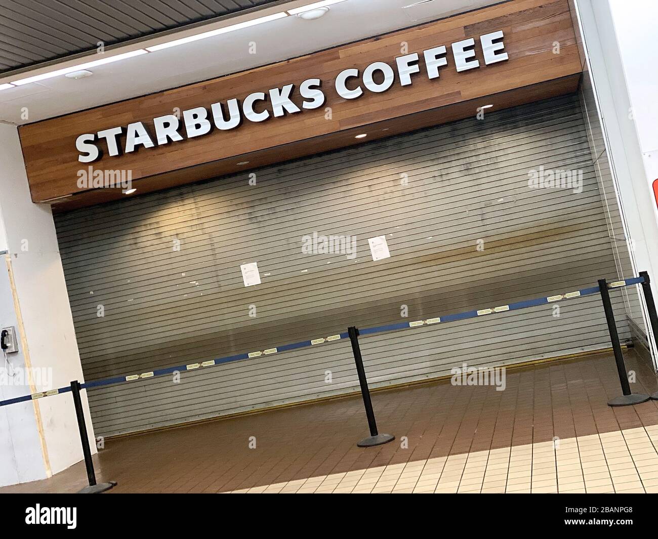 New York, NY, USA. 28th Mar, 2020. Starbucks closed during the ...
