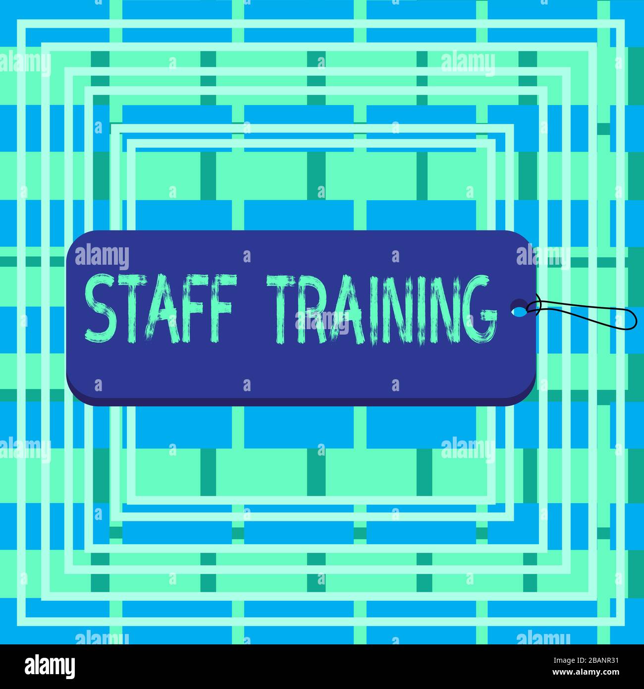 Text sign showing Staff Training. Business photo showcasing program ...