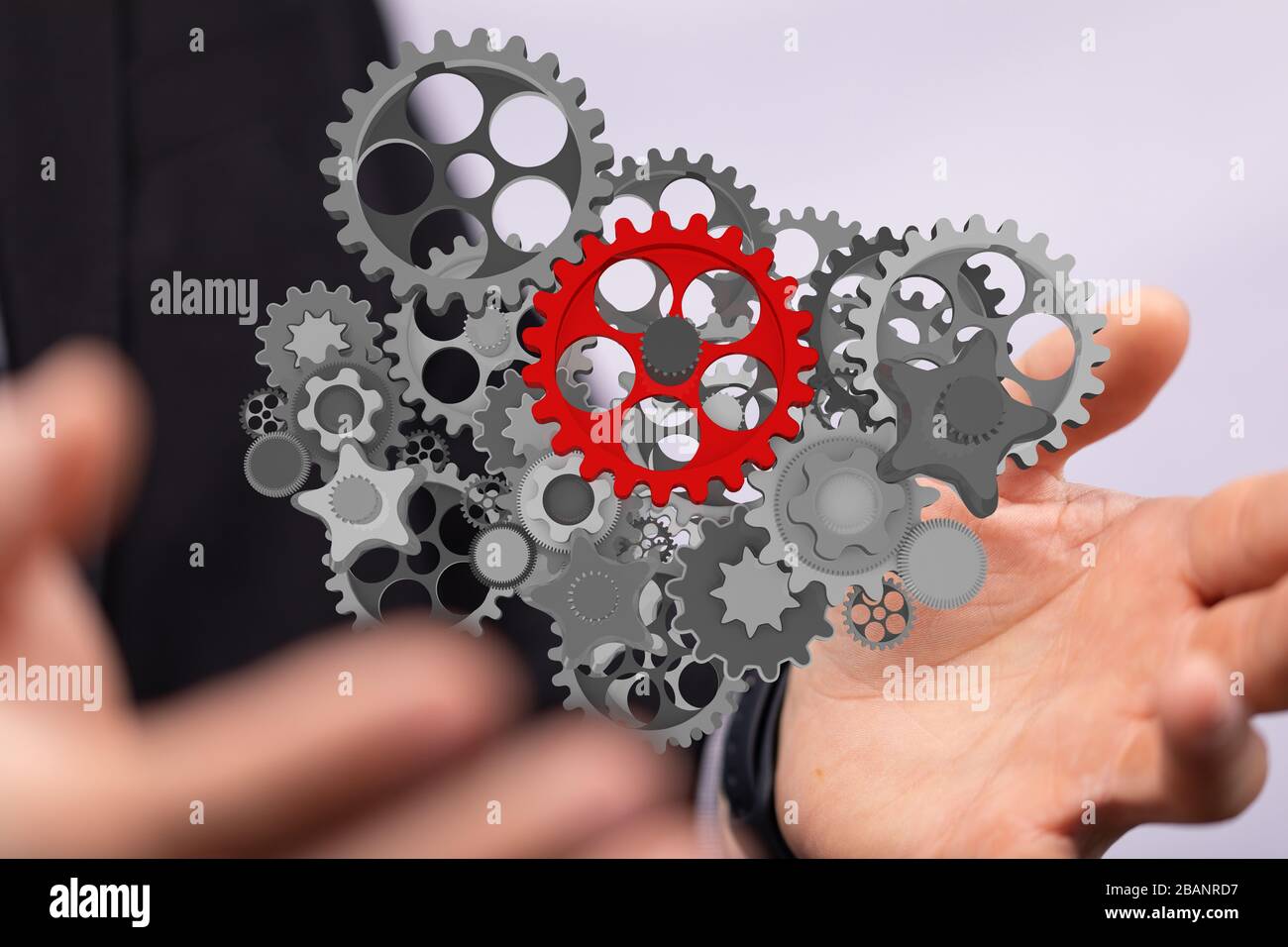 gear Technology setting concept background Stock Photo - Alamy