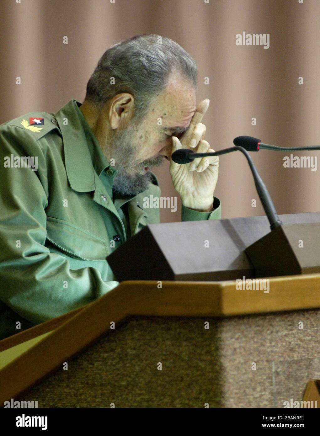 Fidel Castro pictured on June 4, 2005. Credit: Jorge Rey/MediaPunch ...