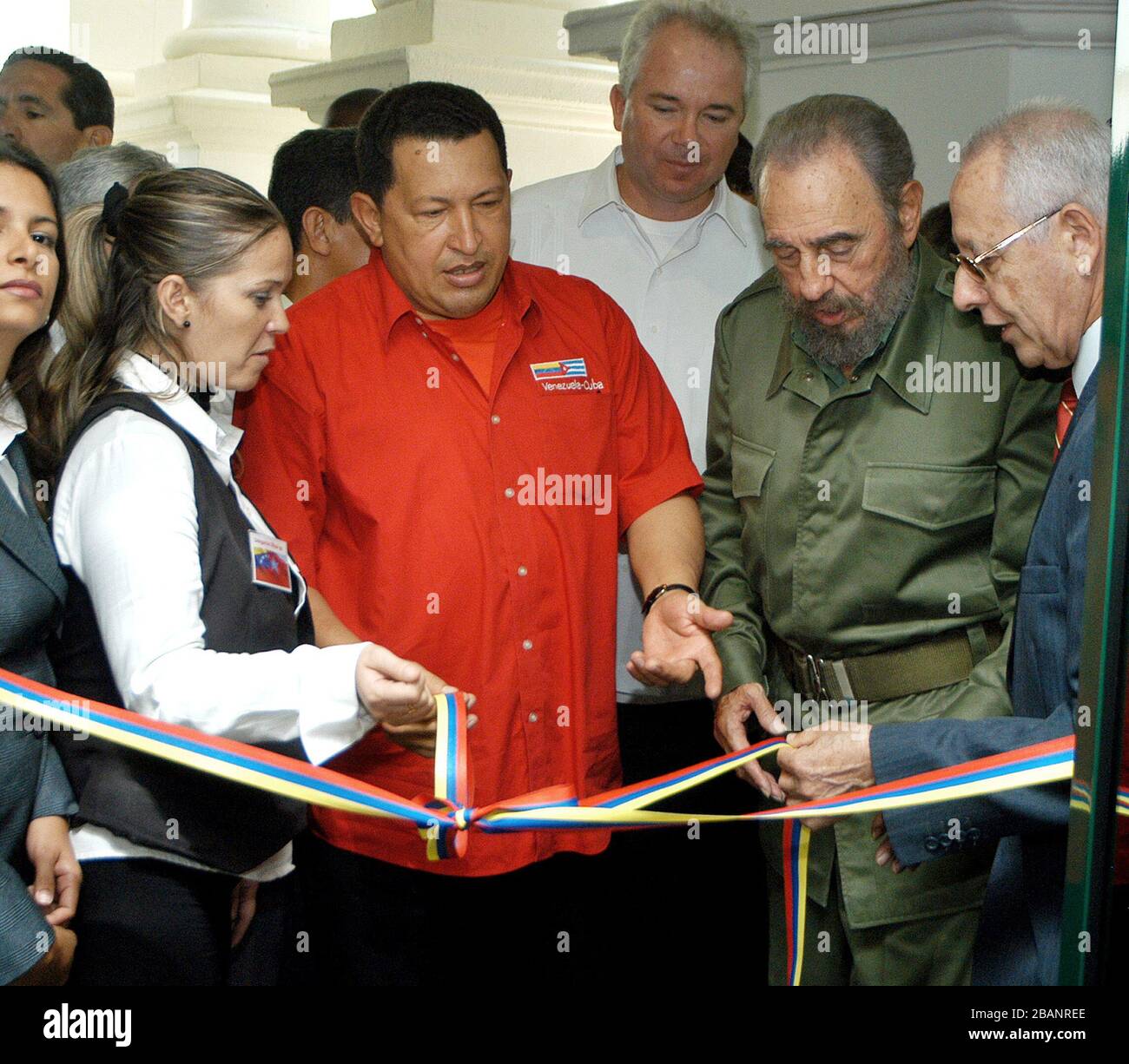 Hugo chavez and fidel castro hi-res stock photography and images - Alamy