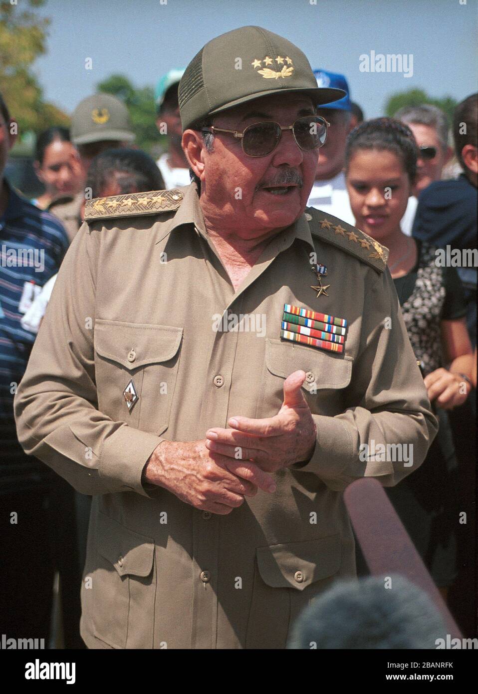 Raul Castro Ruz, Minister of the Armed Forces and brother of Fidel ...