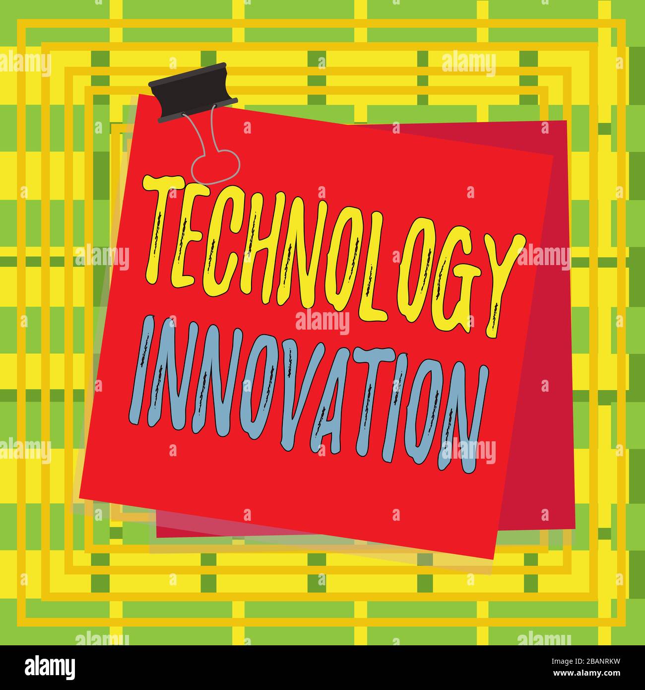 Text sign showing Technology Innovation. Business photo showcasing ...