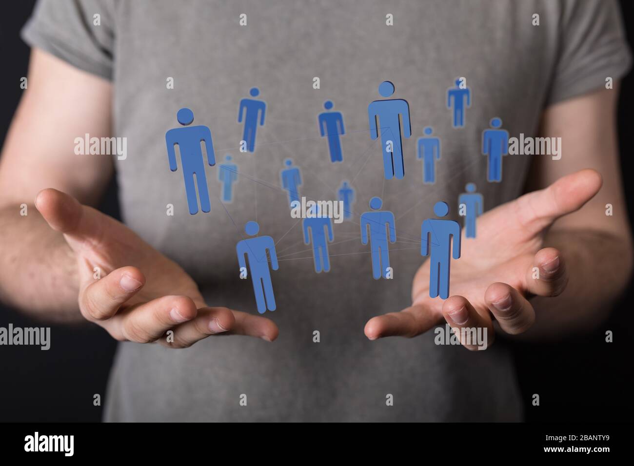 A Concept of teamwork and partnership Stock Photo - Alamy