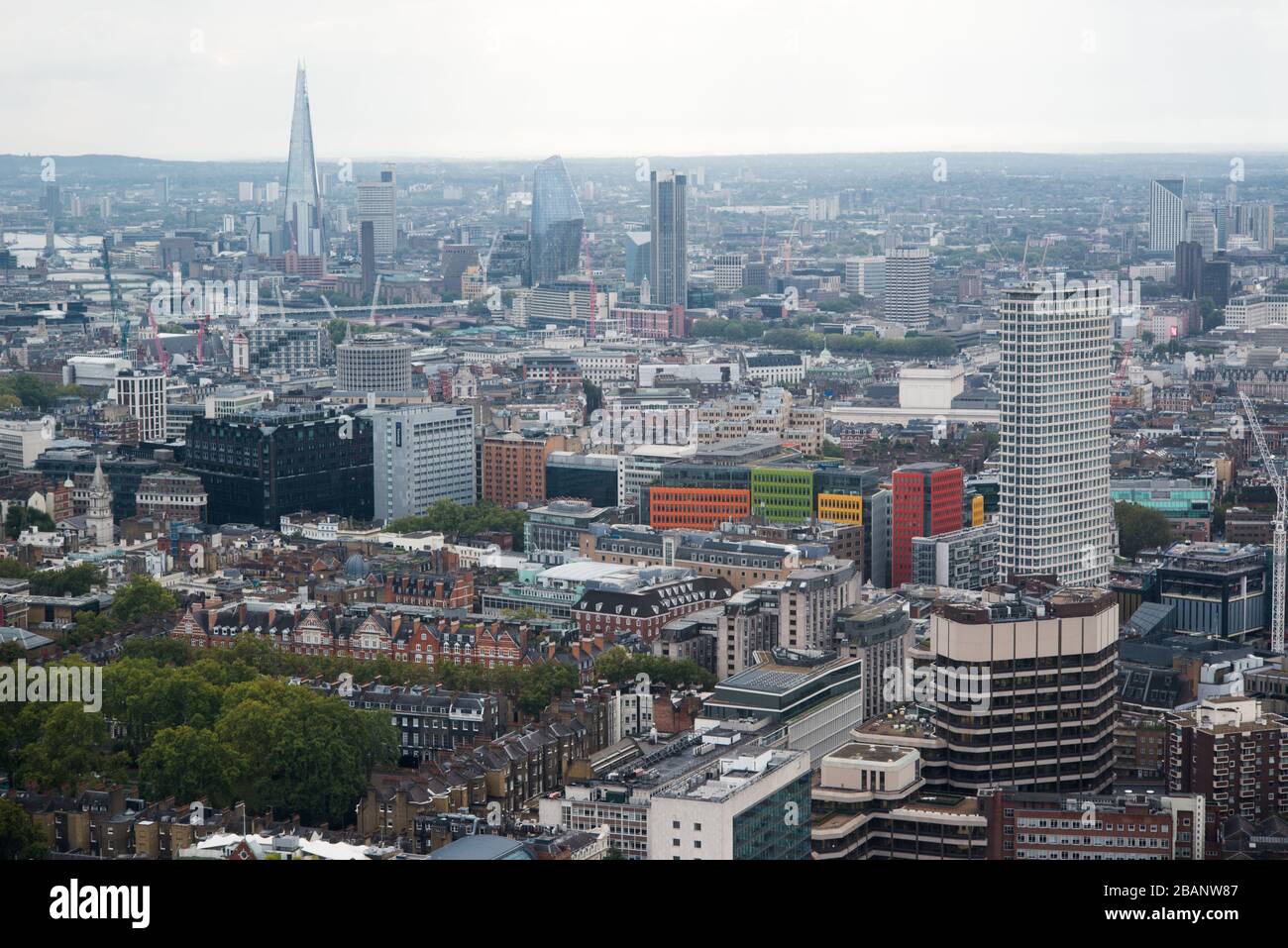 Central Saint Giles, One Blackfriars & The Shard, London from the BT ...