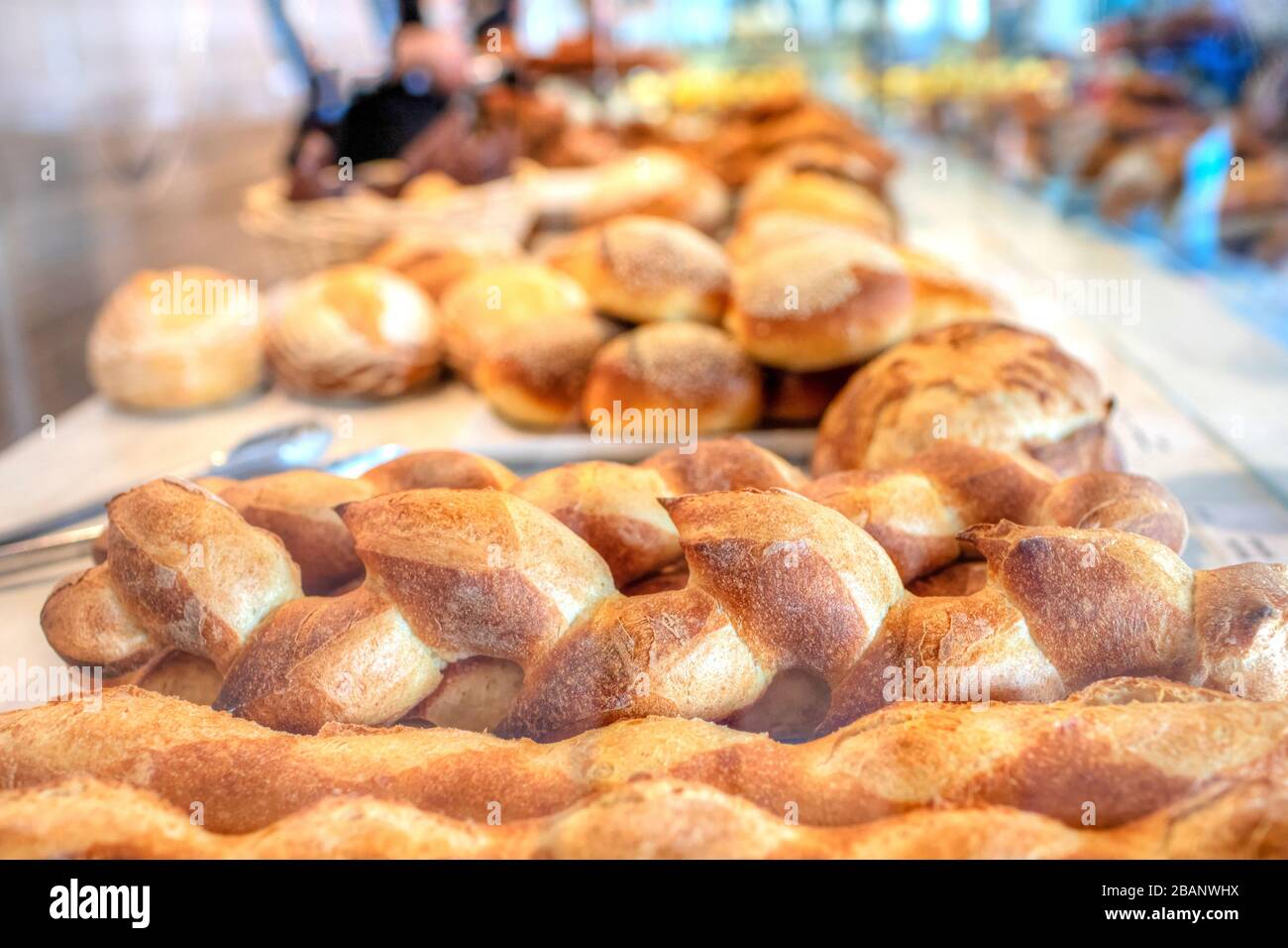 Loaves of bread horizontal hi-res stock photography and images - Alamy